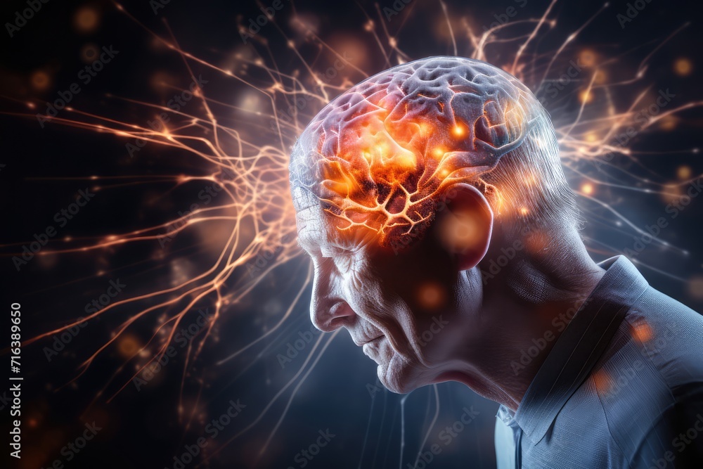 Nerve cell Neuronal structures. Brain cell Axonal arborization ...