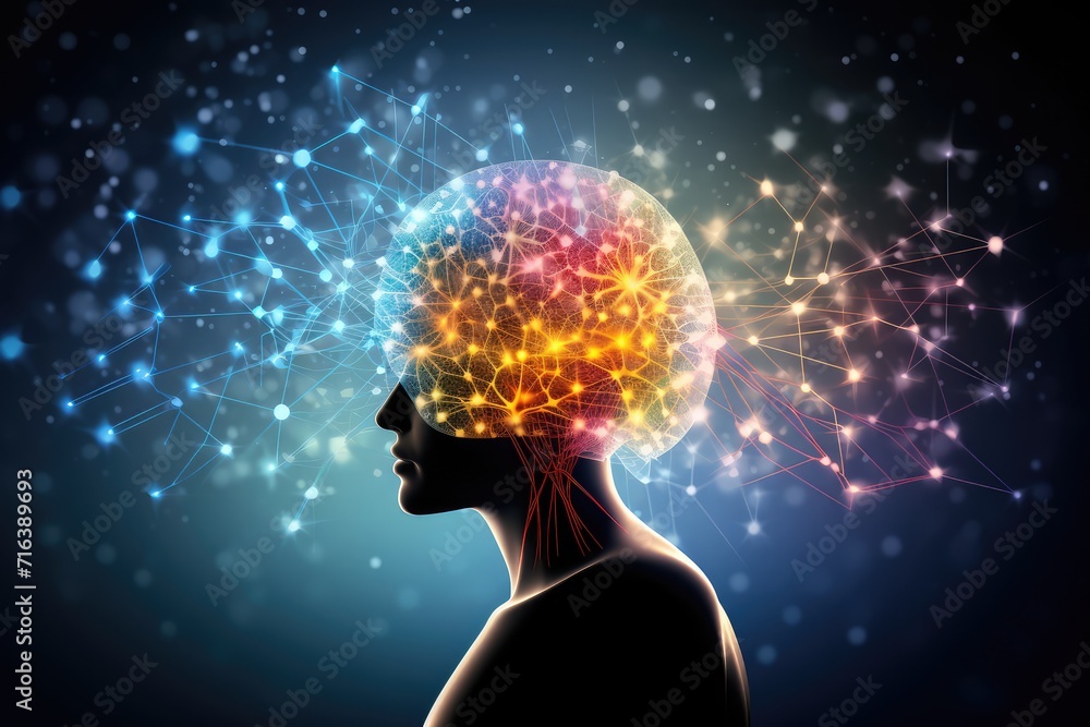 Brain Axon Neuronal Network, Metacognition amid neural symphony ...