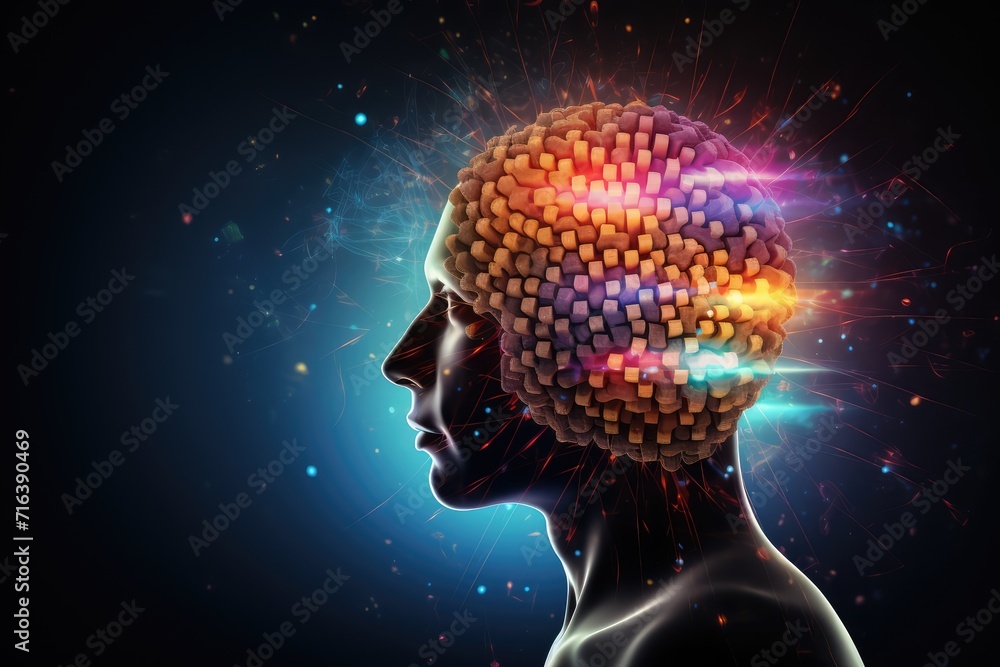 Brain Axon Neuronal Network, Metacognition amid neural symphony ...