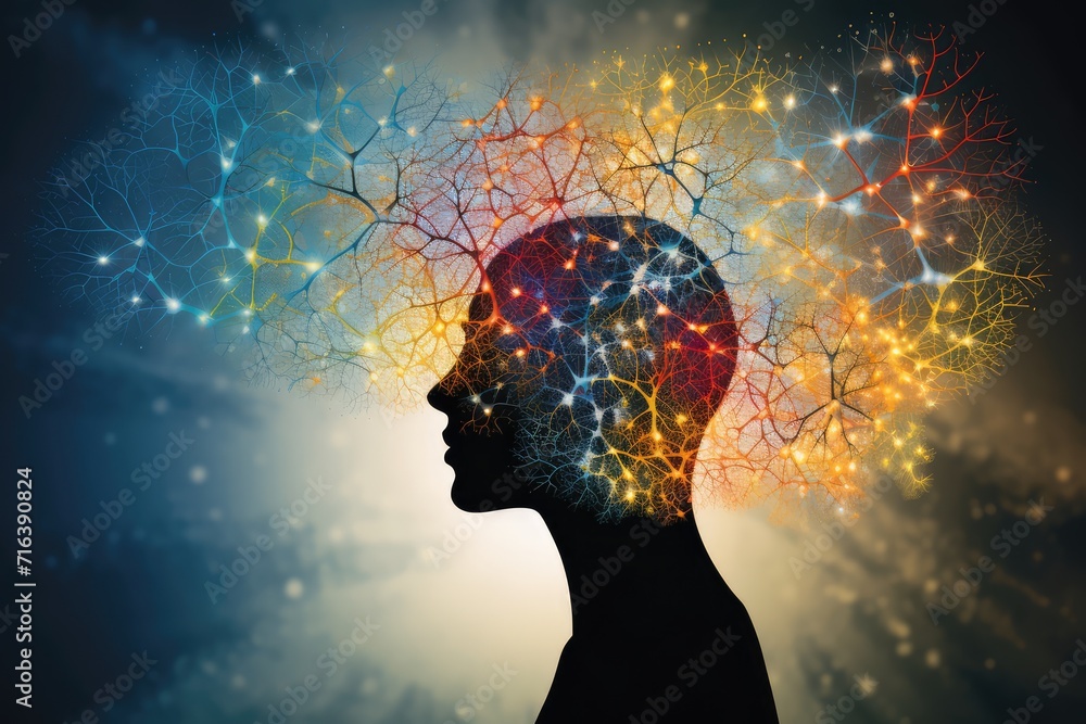 Brain Axon Neuronal Network, Metacognition amid neural symphony ...