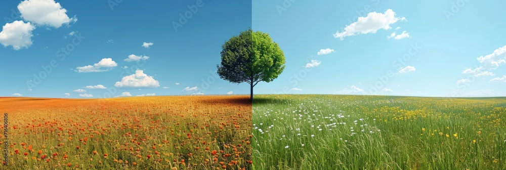 Four Seasons Collage Panoramic Images Beautiful, Banner Image For ...