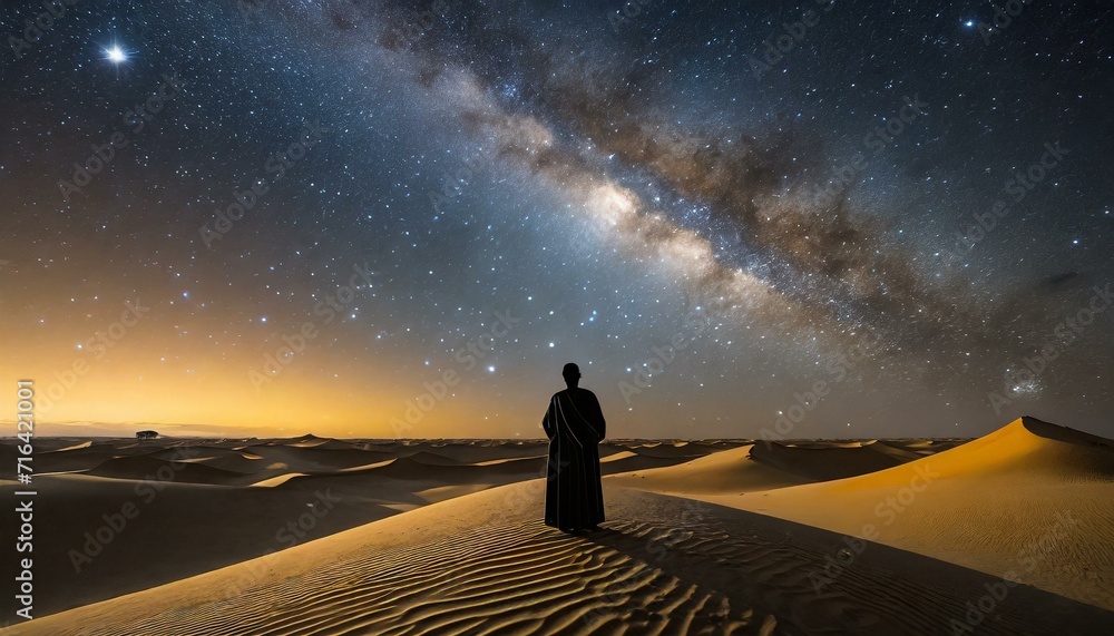 Abraham gets a promise from God under a sky full of stars, promise of ...