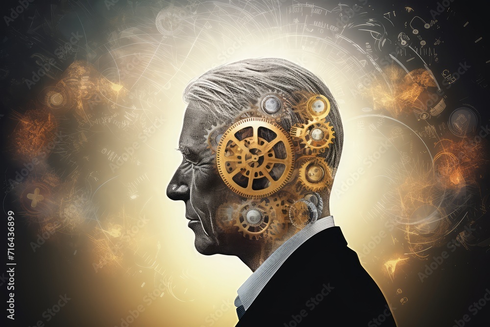 Colorful Brain, canvas of creativity, mindscapes artistry. Ingenious ...