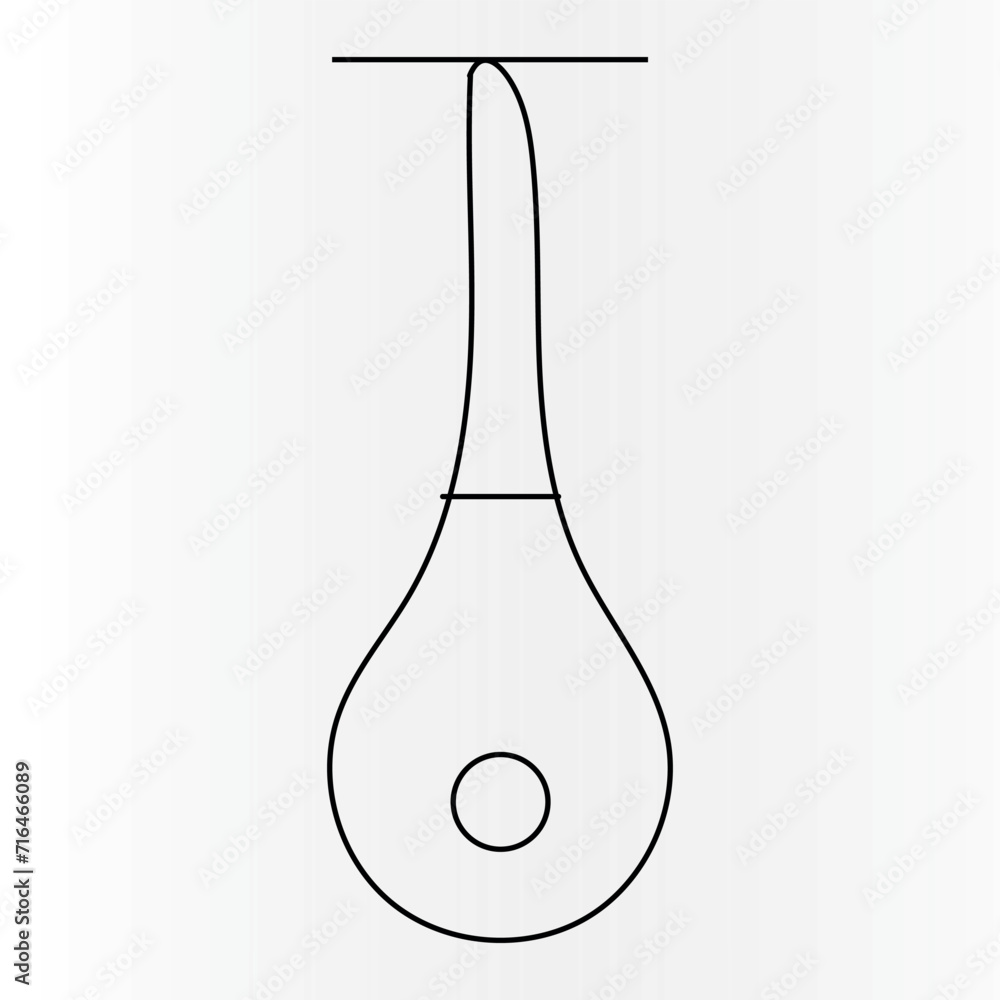 Key icon continuous one line drawing outline vector illustration Stock ...