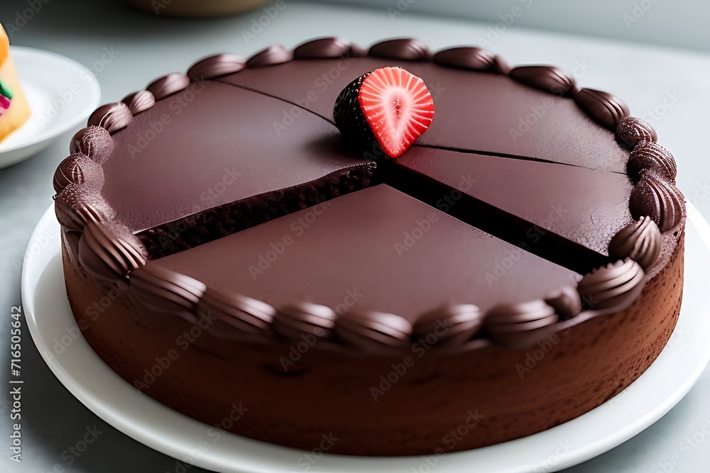 Mystical Midnight Cake A hauntingly beautiful cake in shades of ...