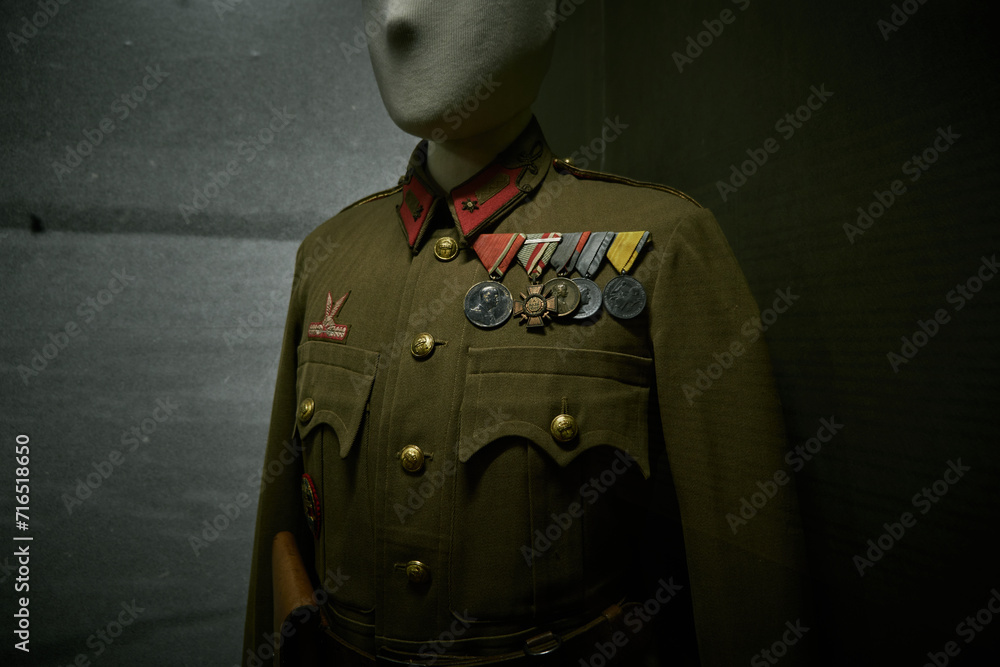 Hungary - Budapest 30 November 2023 Soviet Army motorized rifle unit ...