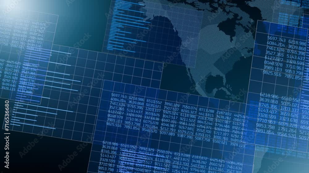 AI concept video Moving pattern AI video background Digital background ...