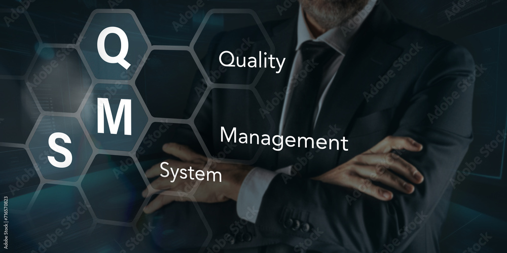 Quality management system concept. Business processes for customer ...