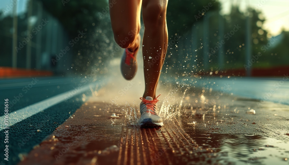 Extreme sport, parachutists. Athletes in movement, action and ...