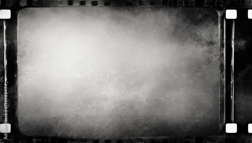 grunge empty film background with vignette border dirty distressed ...