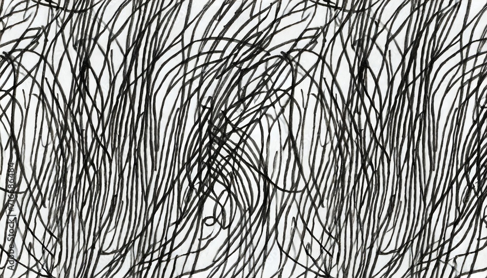 seamless abstract chaotic ink pen or marker scribble background texture ...