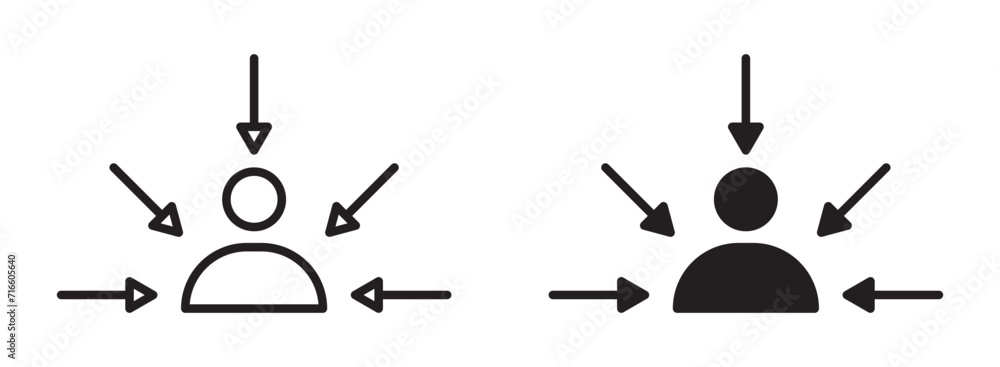 Persuasion Vector Illustration Set. Brainstorming blandishment ...