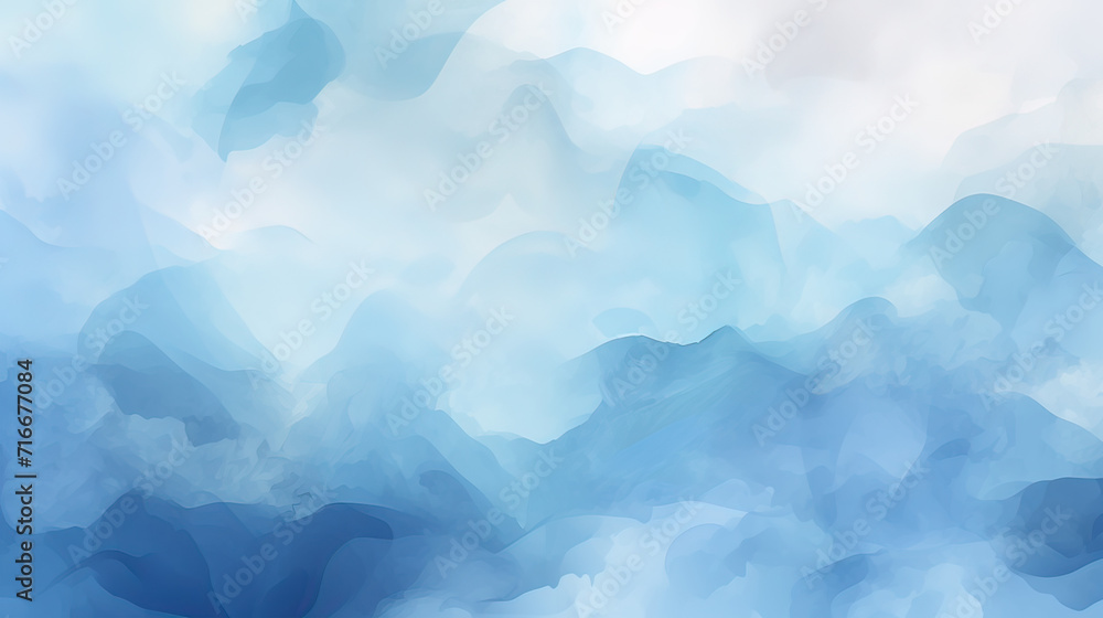 Abstract background with a Chambray Blue color palette, fluid shapes ...