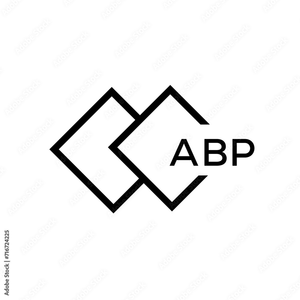 ABP Letter logo design template vector. ABP Business abstract ...