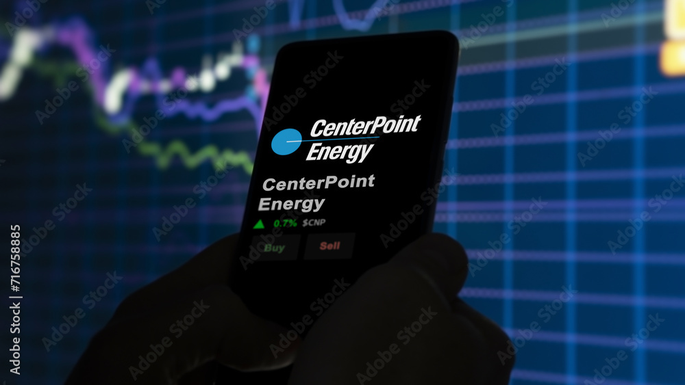 Foto de January 15th 2024 Houston, Texas. The logo of CenterPoint ...