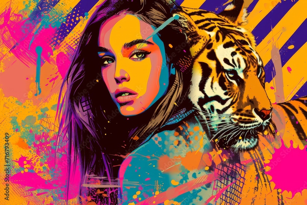 A mesmerizing painting captures the intense connection between a woman ...