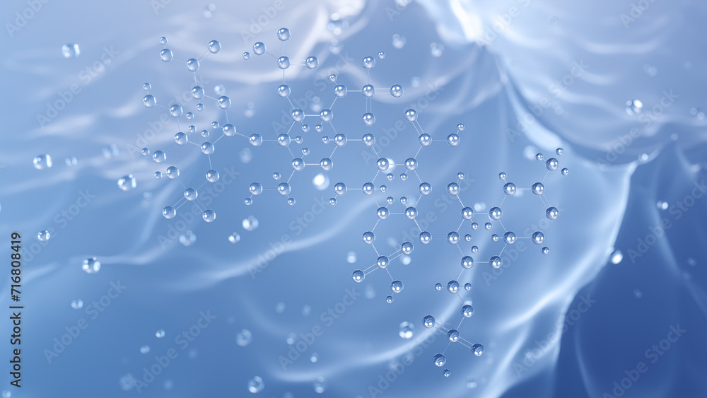 lovenox molecular structure, 3d model molecule, heparin, structural ...