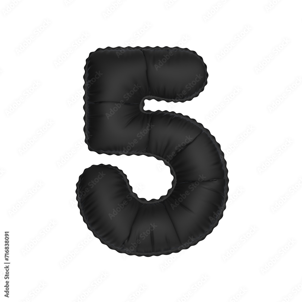 3d illustration black matt balloon number 5 Stock Illustration | Adobe ... 3d illustration black matt balloon number 5 Stock Illustration | Adobe ...