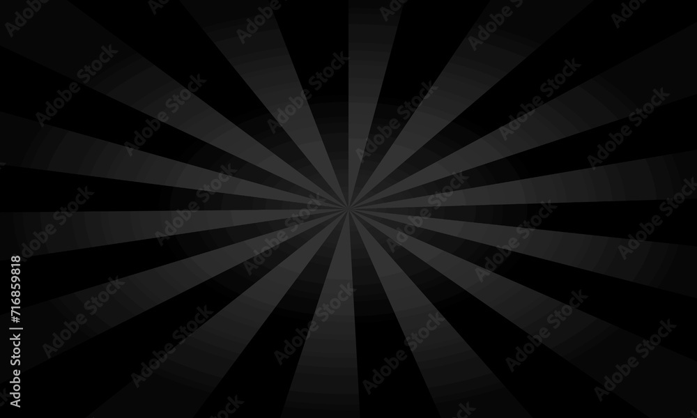 Sunburst pattern background. Retro ray pattern background. White and ...