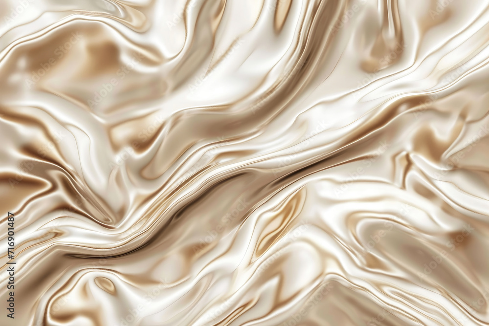 Shiny beige reflective abstract line art Stock Photo | Adobe Stock