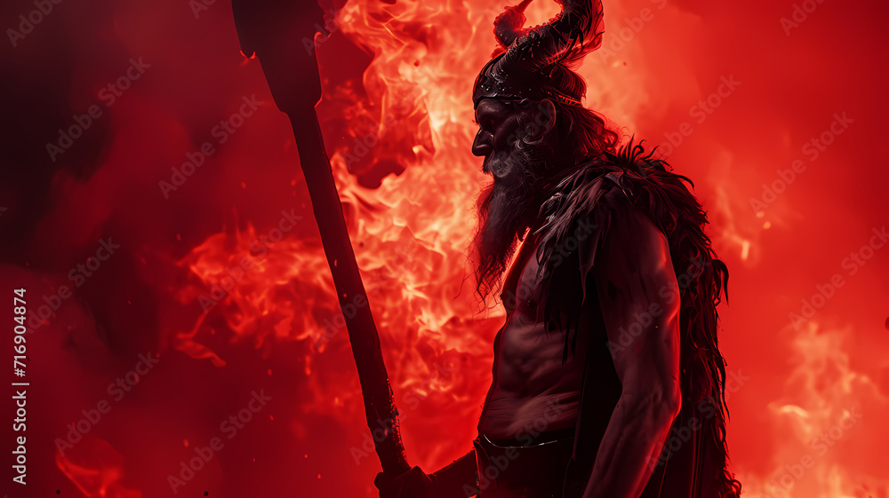 Greek Mythology's God of the Dead Hades, Ruler of the Underworld Stock ...