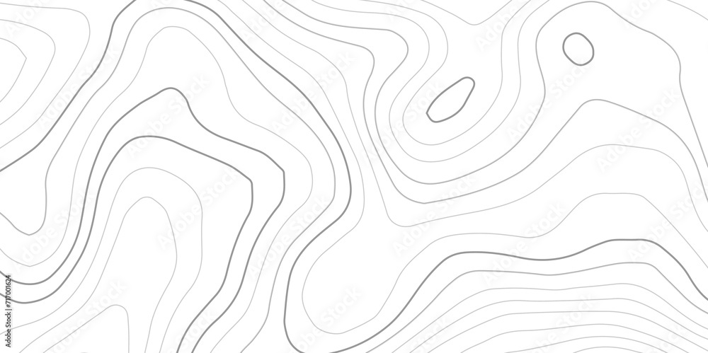 Topographic contour map, topographic map line. Abstract geographic wave ...
