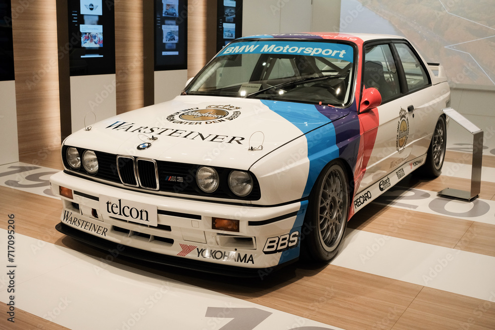 Munich, Germany - June 22, 2023: 1989 BMW M3 Group A DTM 2.3 racing car ...