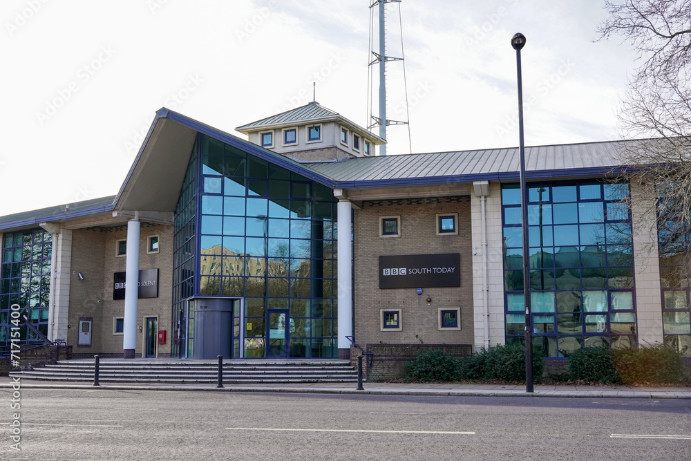 Southampton, England 15 January 2024 - BBC South Today TV studios in ...