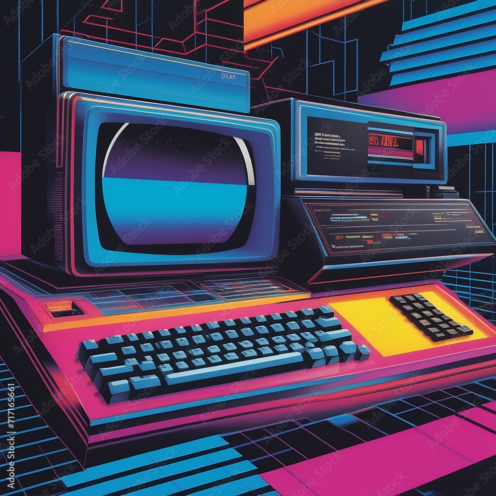 New illustrations that represent the unique era of the 1980s ...