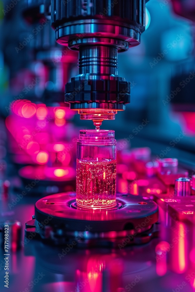 Silicon Die are being Extracted from Semiconductor Wafer and Attached to Substrate by Pick and ...