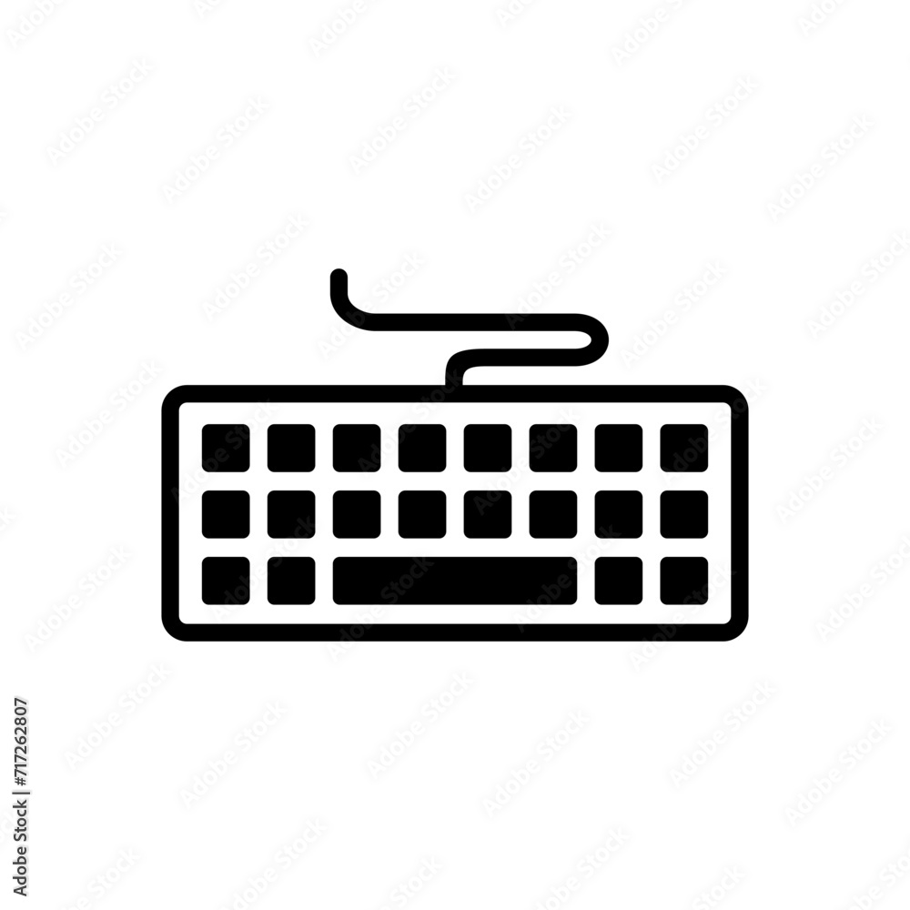 Keyboard icon vector. keyboard vector symbol Stock Vector | Adobe Stock