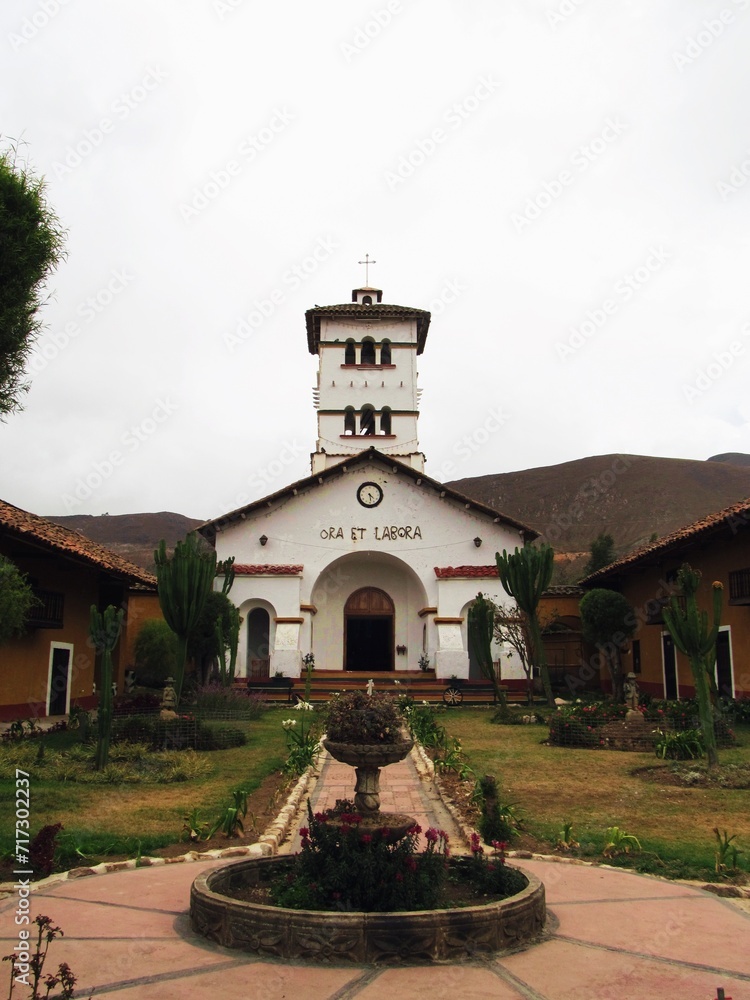 Capilla de barro de la Colpa, Cajamarca - Perú. Stock Photo | Adobe Stock