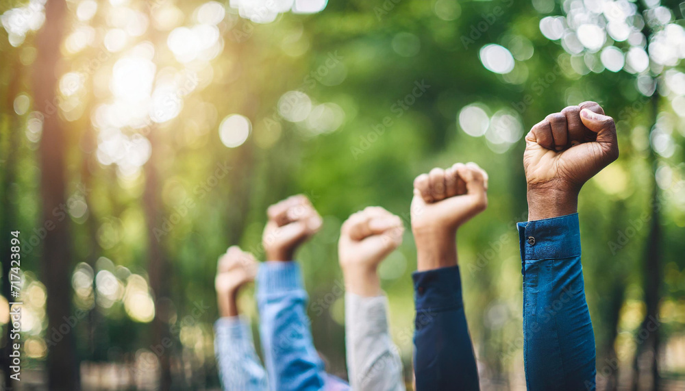 fists raised in unity for equality, symbolizing strength, solidarity ...