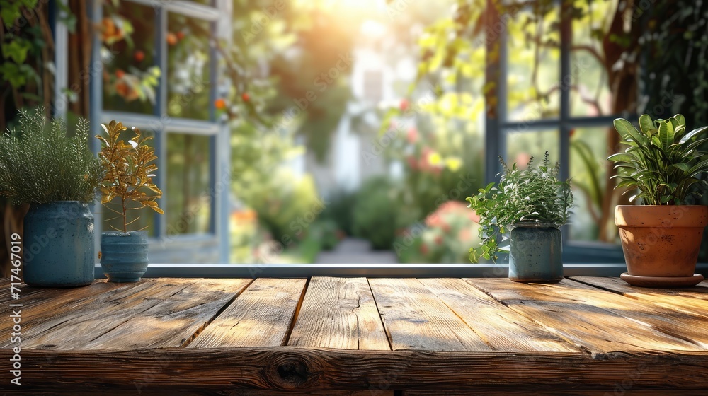 Table Background Free Space Blurred Window, Background Banner HD Stock ...