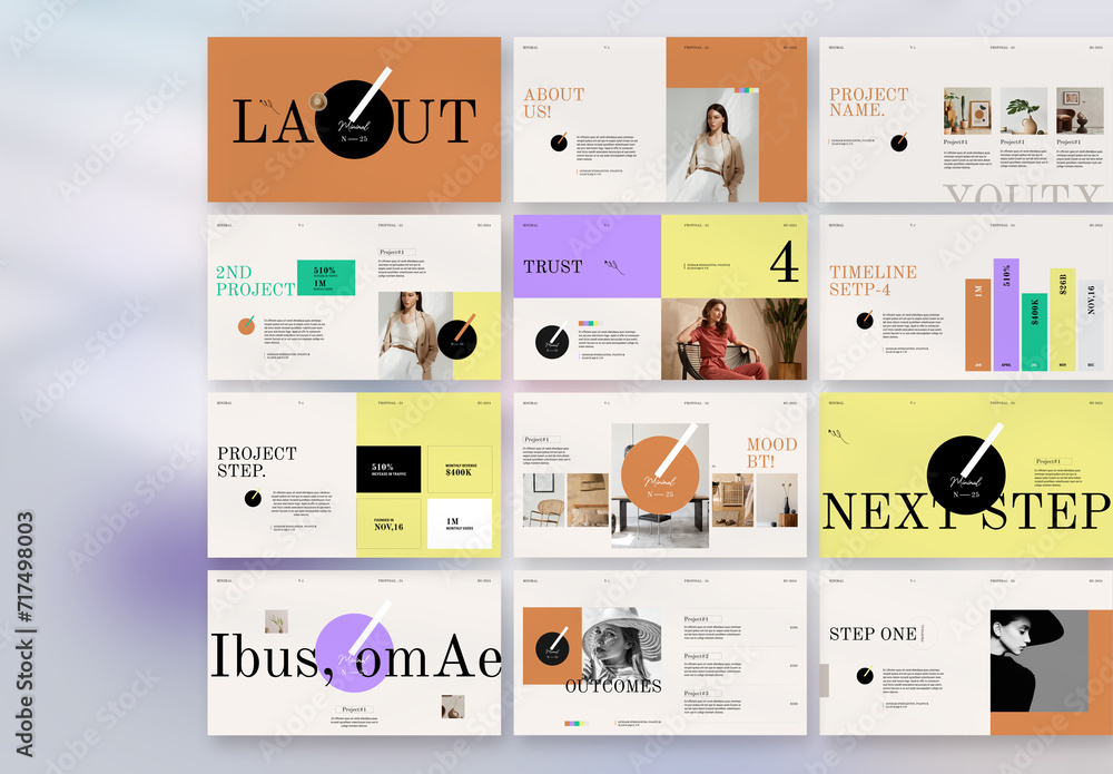 Project Proposal Layout Stock Template | Adobe Stock