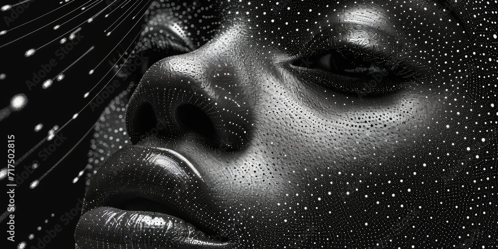 "Artistic Representation of Skin Conditions: A Minimalist Pixelated ...