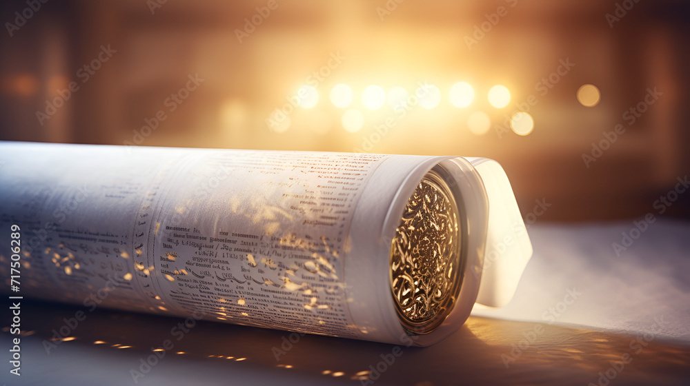 Old vintage scroll isolated on white background, Old scrolls, Vector ...