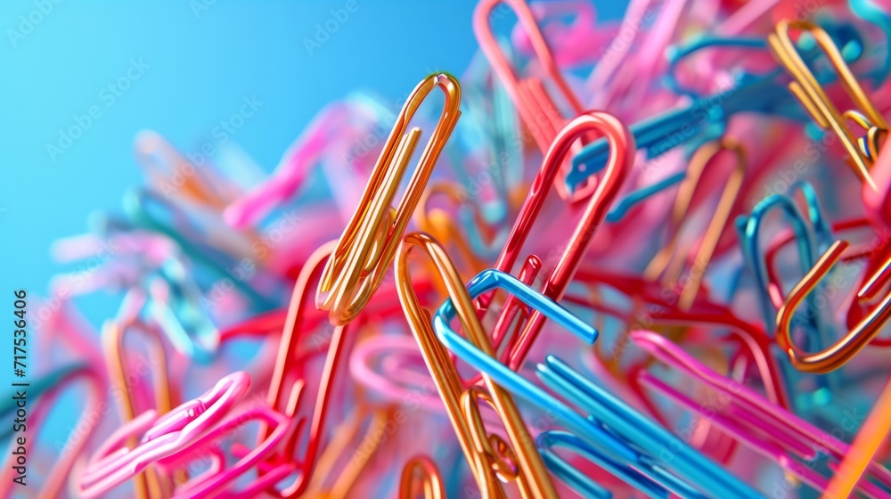 Chaos ensues as a group of paper clips vying for the Clipping ...