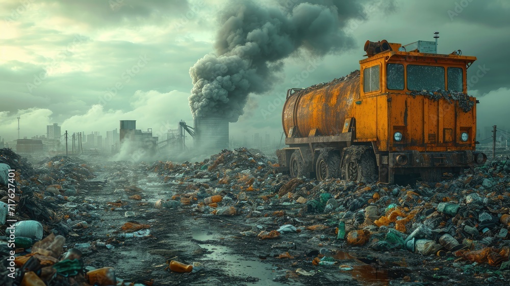 Recycling and Waste Processing. The recycling waste processes through ...