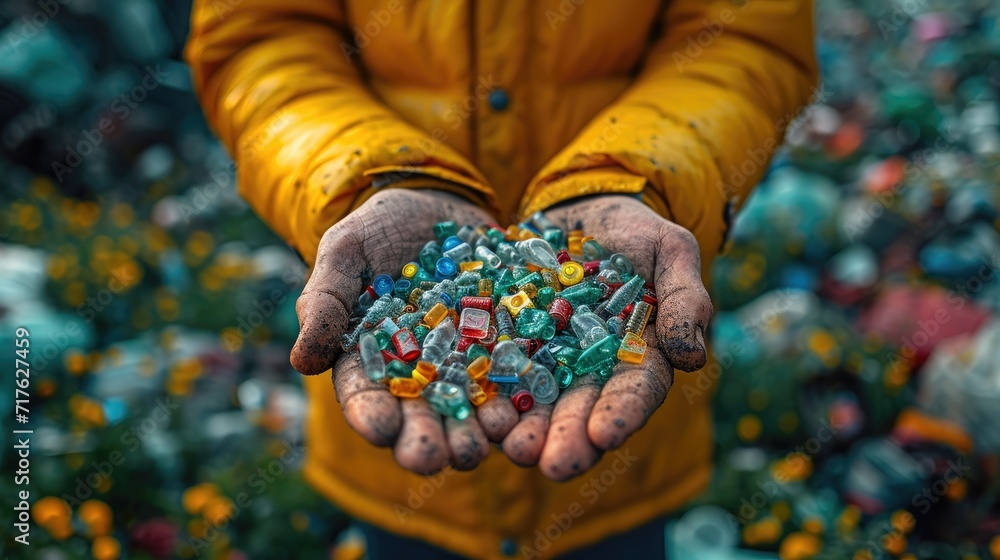 Recycling and Waste Processing. The recycling waste processes through ...