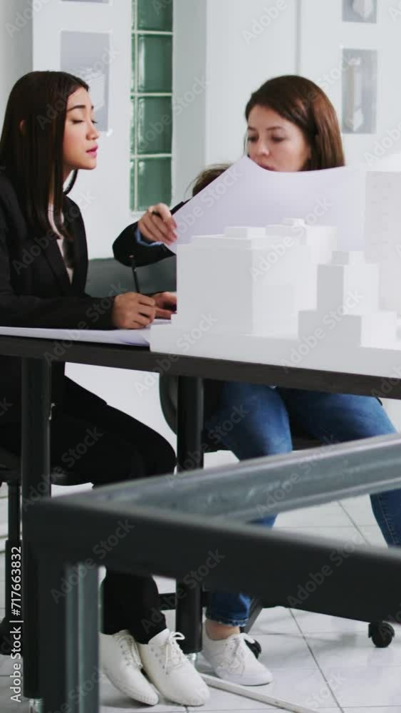 Vertical Video Development staff produces plan for interior design in ...