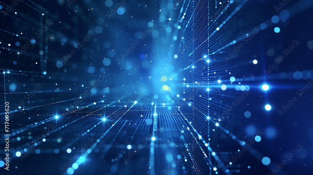 abstract digital network backdrop with glowing dots and connections ...