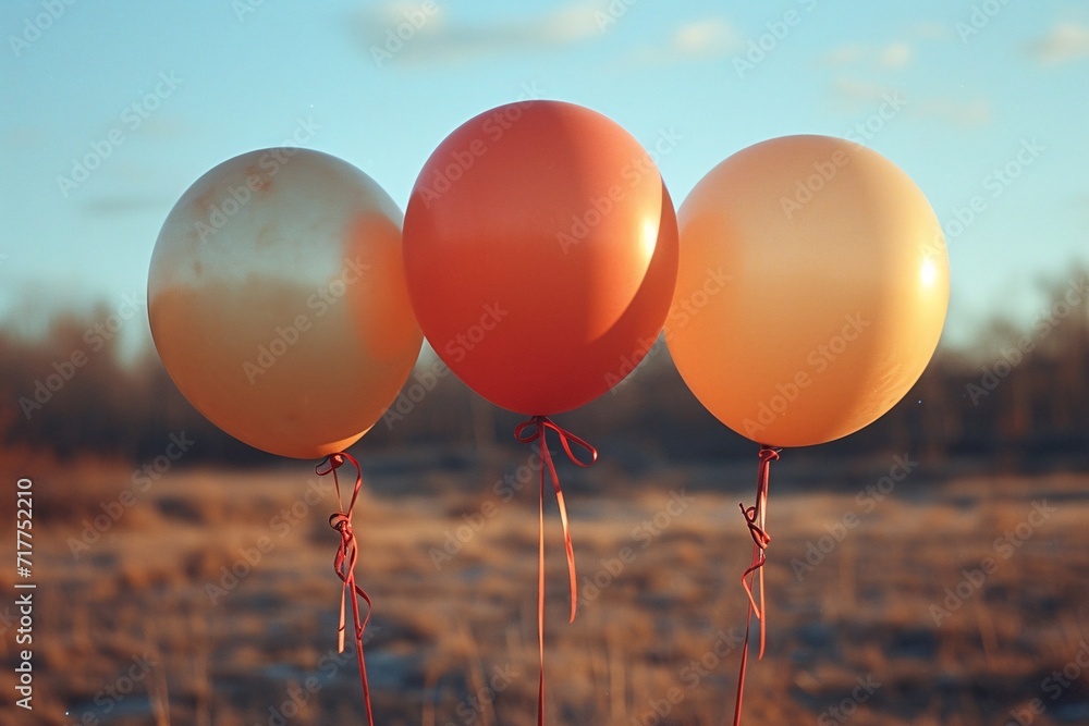 Fall Balloons Generative AI Stock Illustration | Adobe Stock