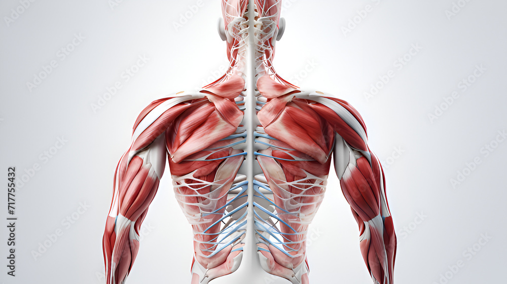 Exploring the Intricacies of the Human Shoulder Muscle and Backbone ...