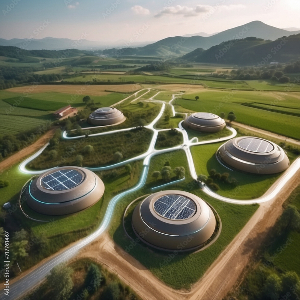 Develop smart rural infrastructure. Apply AI for sustainable solutions ...