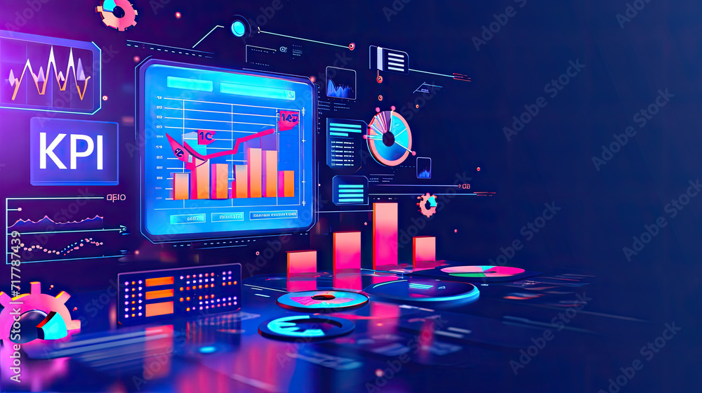 Professional key performance indicator KPI metrics dashboard for sales ...