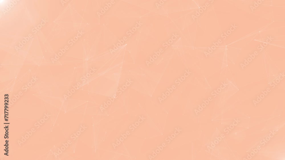 Abstract technology background in color of the year 2024 peach fuzz. 4k ...