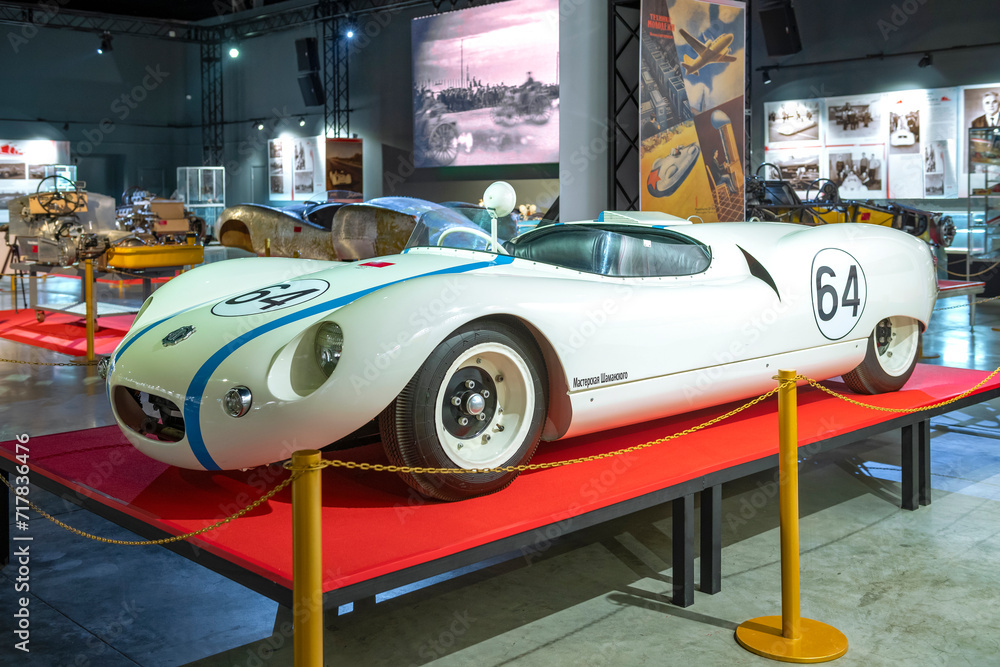 MOSCOW, RUSSIA - AUGUST 17, 2022: Soviet car for circuit racing Estonia ...