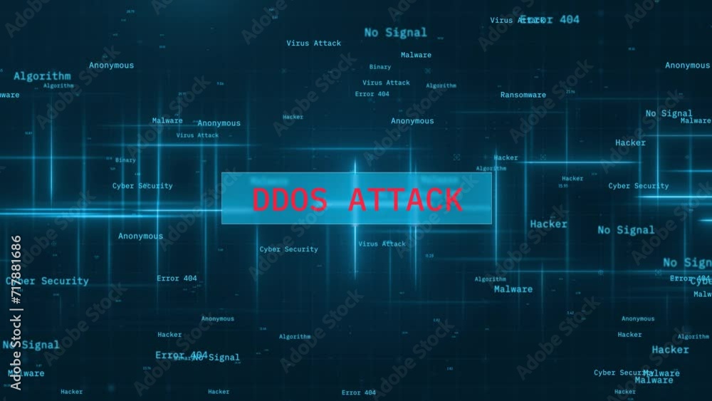 DDOS Attack Message. Warning message with moving words Stock Video ... DDOS Attack Message. Warning message with moving words Stock Video ...