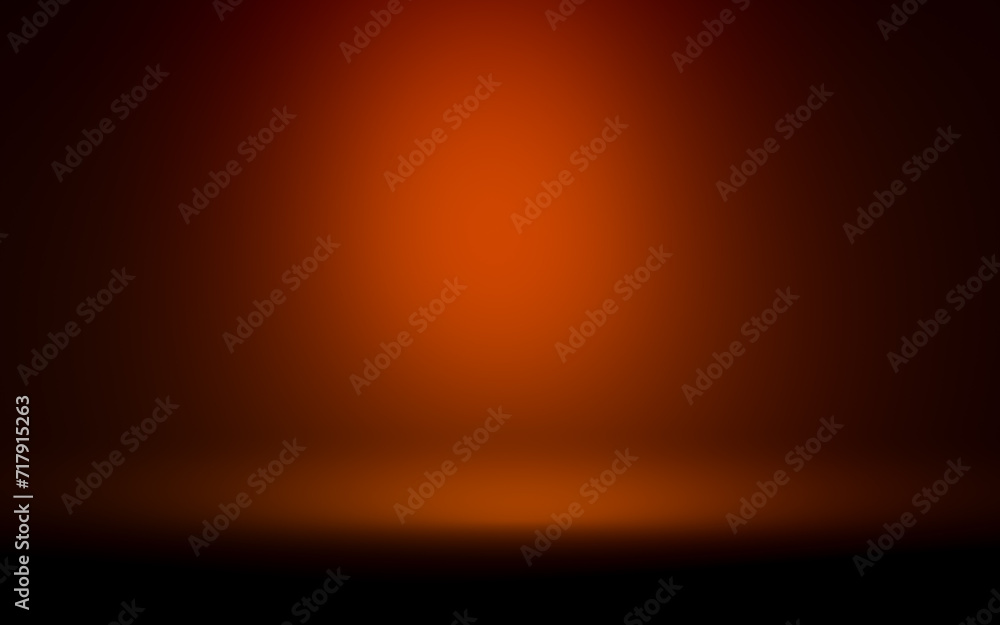 Dark studio, orange spotlights, mock stage for background. Product ...